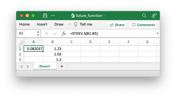 Formulas added in Excel 2010 and later - Working with the rust_xlsxwriter library